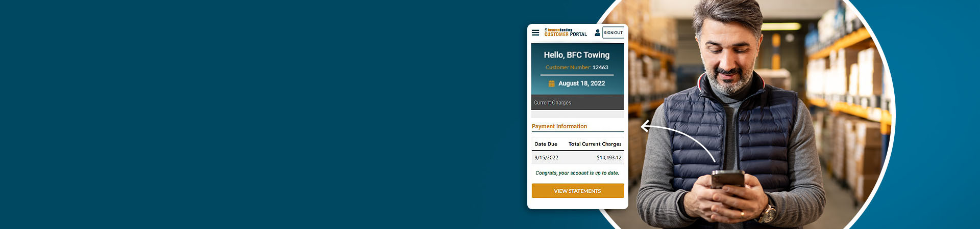 Beacon Funding Customer Portal